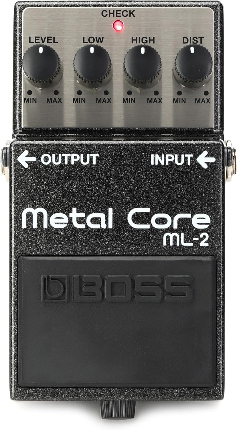BOSS Ml-2 Metal Core Distortion Pedal, Ultra-Heavy Distortion with ...