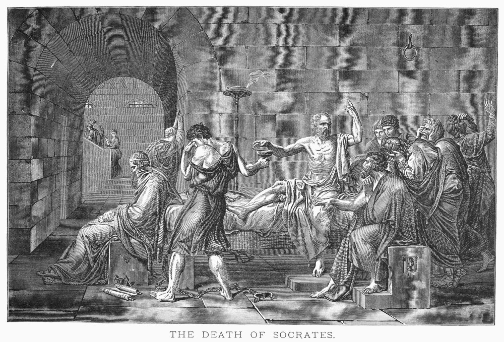 Socrates Drawing Black And White