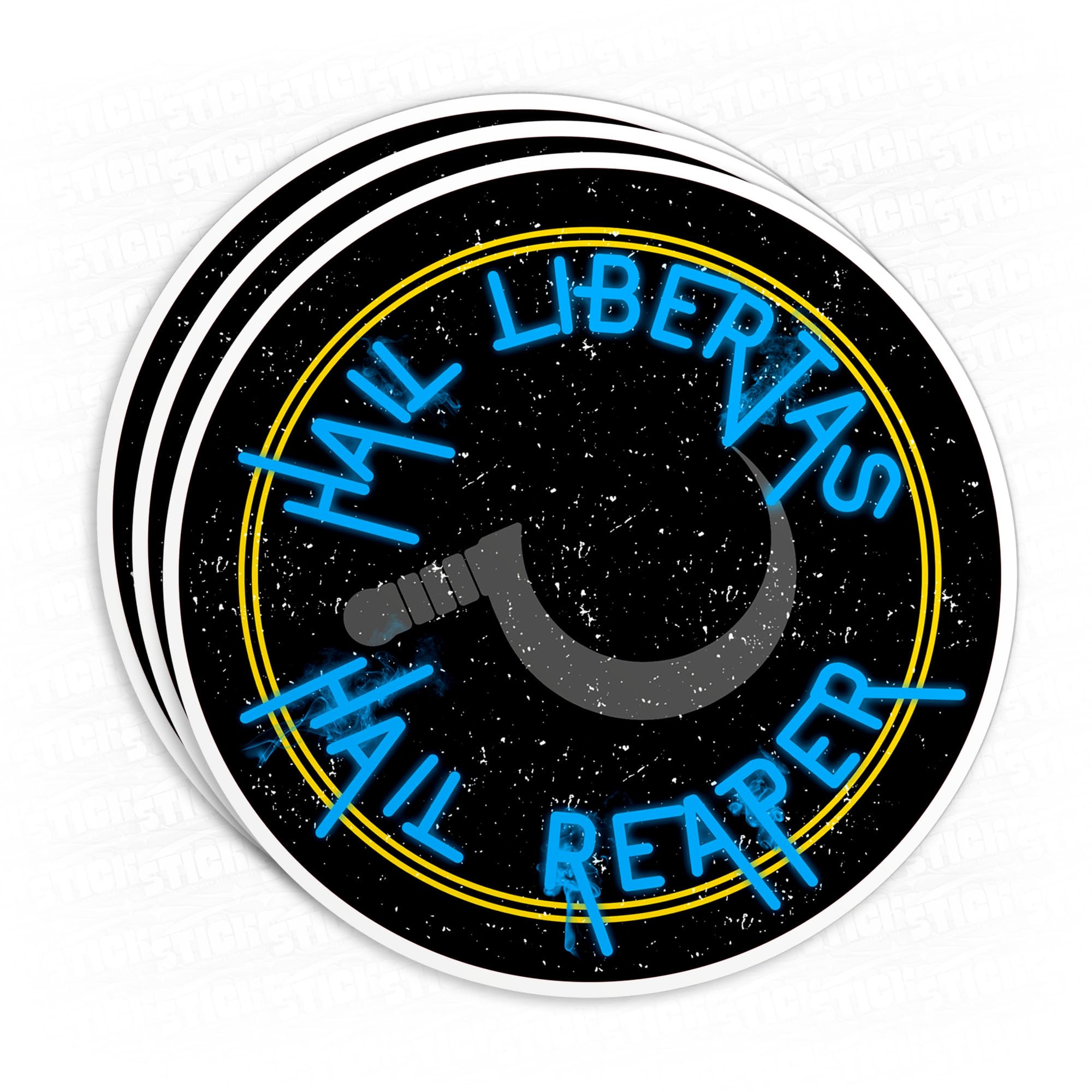 Amazon.com: (3Pcs) Hail Libertas Hail Reaper Sticker, Howler Stickers ...