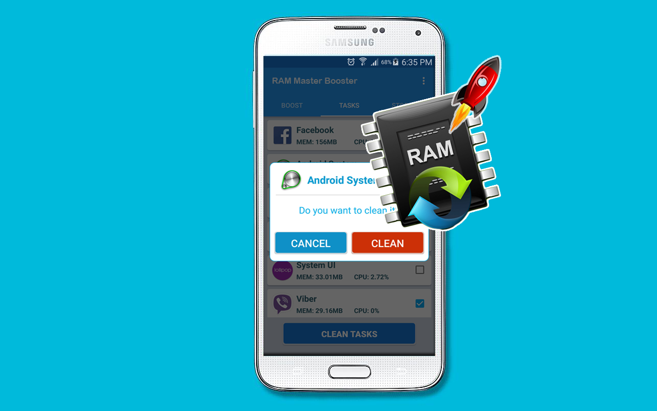 RAM Master Booster & Cleaner - App on Amazon Appstore