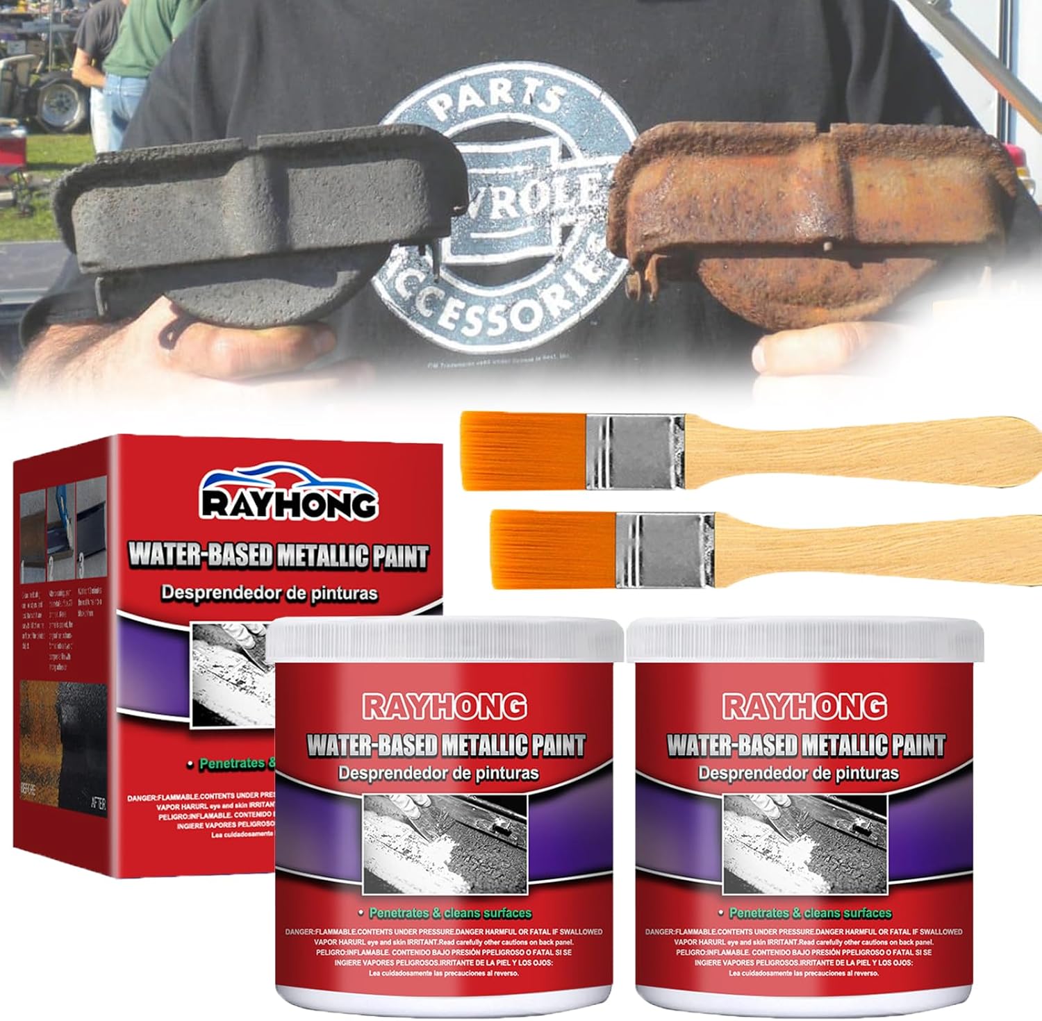 Amazon.com: Pigdun Water-Based Metal Rust Remover - Rust Converter for ...