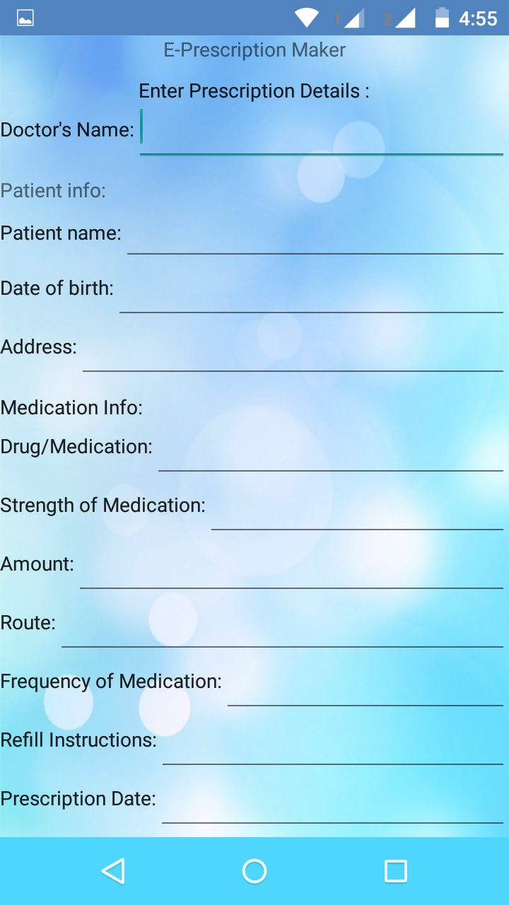 ReXi- E-Prescription Maker - App on the Amazon Appstore