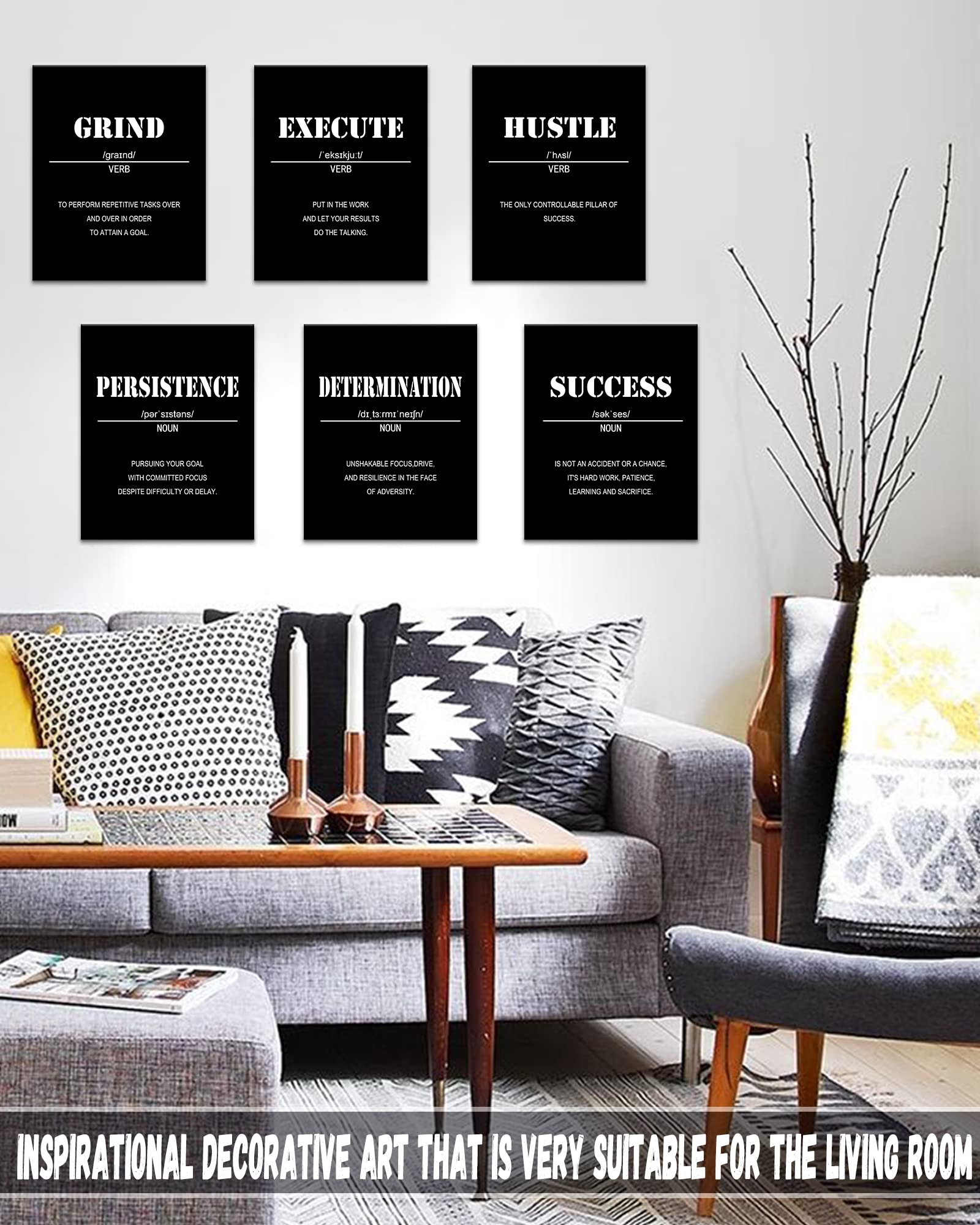 Inspirational Office Wall Art Motivational Wall Decor Quotes Wall Art ...