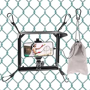 Amazon.com: Metal Phone Fence Mount with Adjustable Shade,Game Changer Mounting Kit for iPhone ...