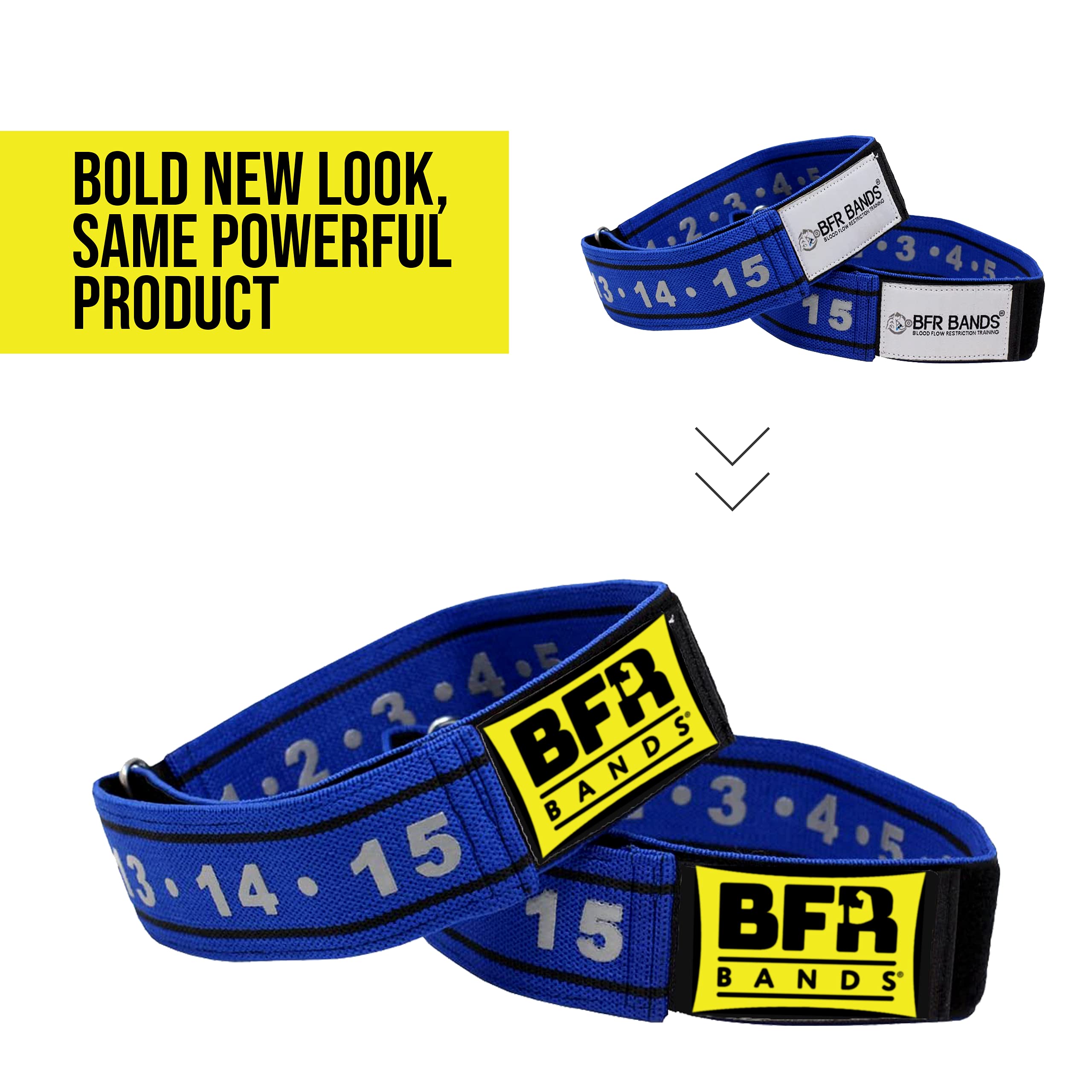 Buy BFR BANDS Rigid Blood Flow Restriction Bands, Resistance Bands for ...