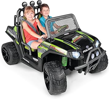 Amazon.com: Peg Perego Polaris RZR PRO Green Shadow 24 Volt Ride on ...