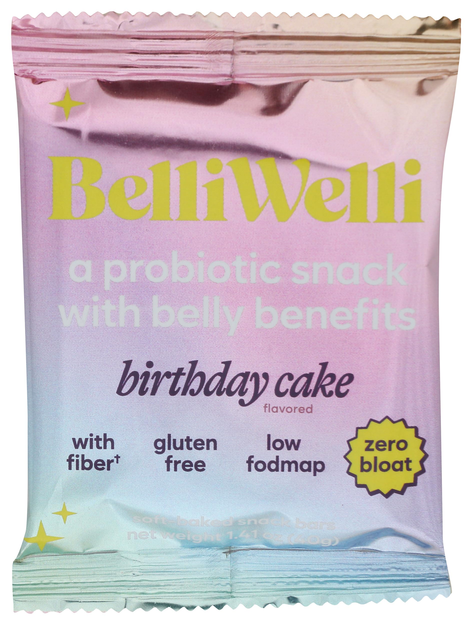Amazon.com: Belliwelli Snackbar, Birthday Cake Flavored, Zero Bloat ...