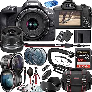 Amazon Canada: Canon EOS R100 Mirrorless Camera with 18-45mm Lense ...