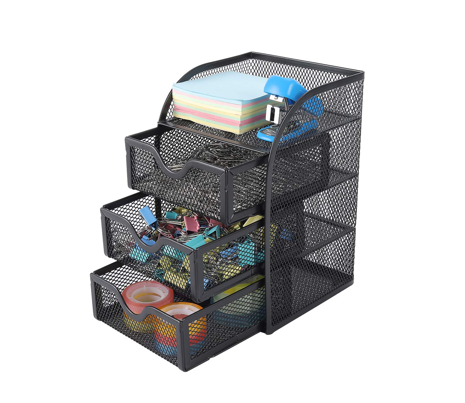 EasyPAG Mesh Desk Tidy 2 Piece Organiser Set - Versatile Desktop Tidy ...