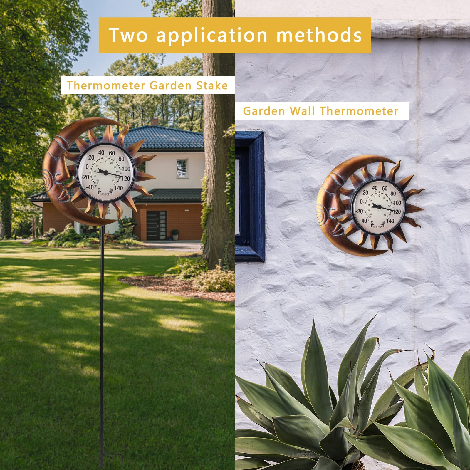 Orvis Outdoor Thermometer Decorative Smart Garden Outside In