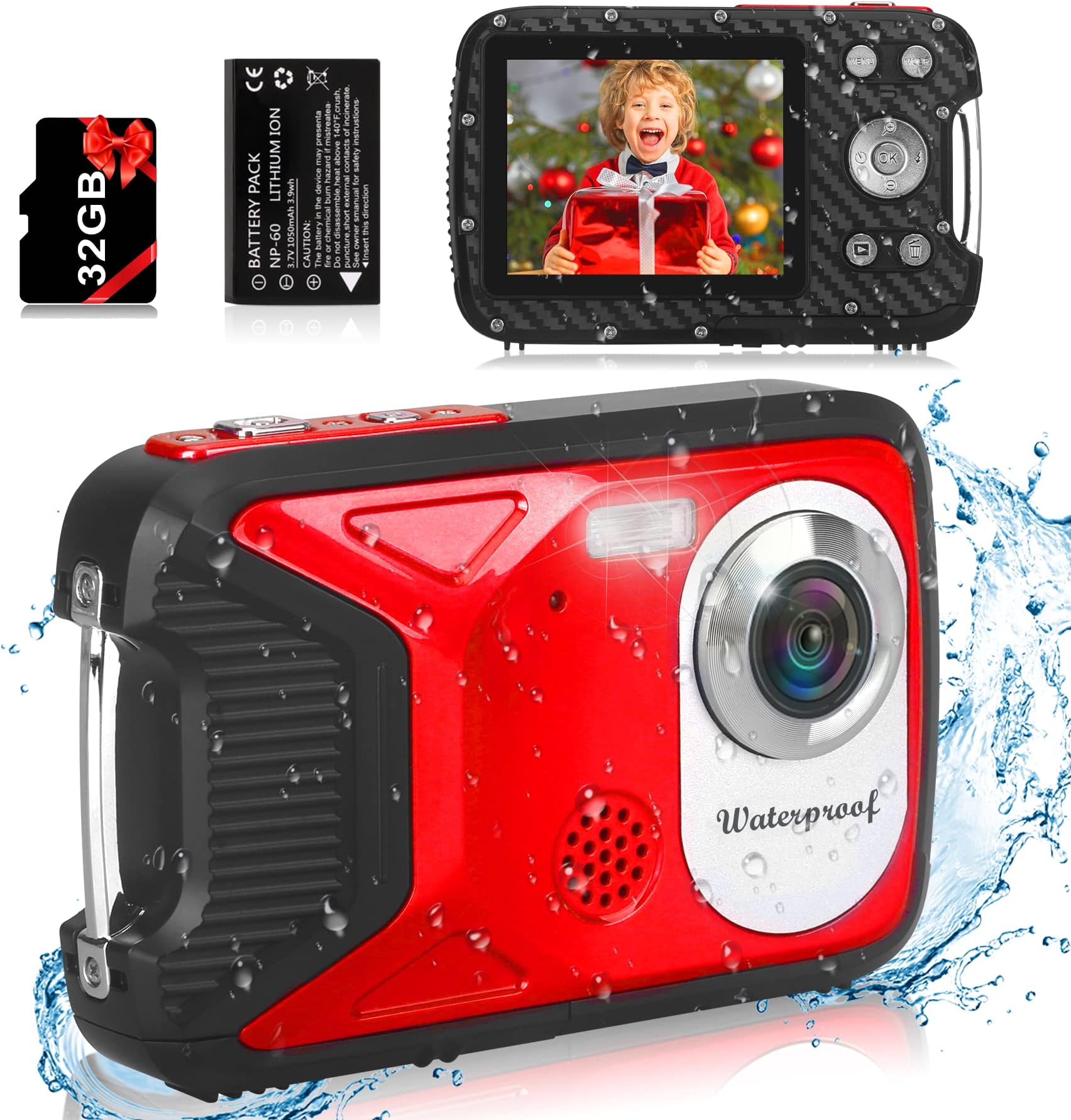 Amazon.com : Minolta MN30WP 21 MP / 1080P HD Waterproof Digital Camera ...