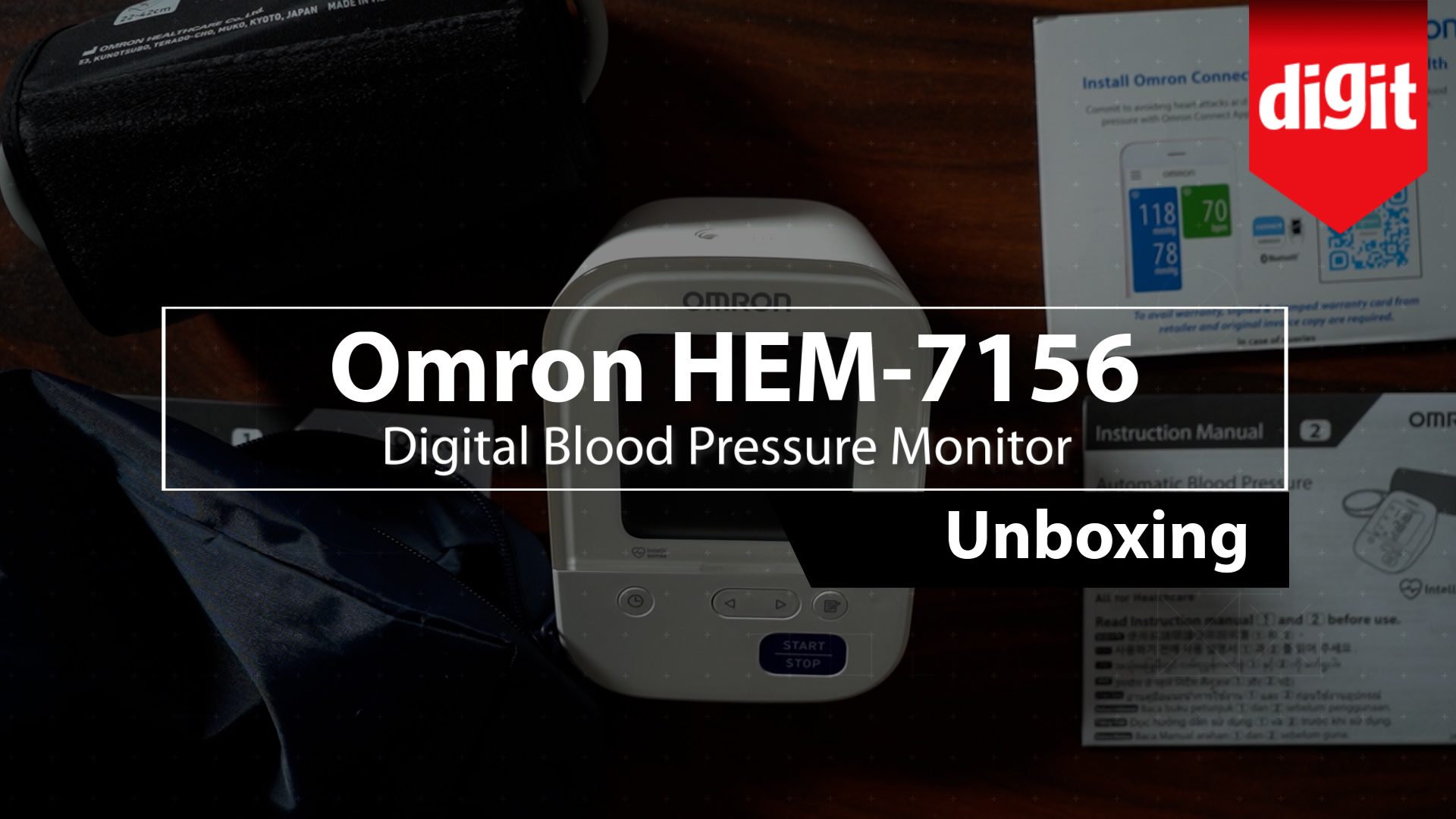 Watch Omron HEM-7156 Digital Blood Pressure Monitor Unboxing on Amazon Live