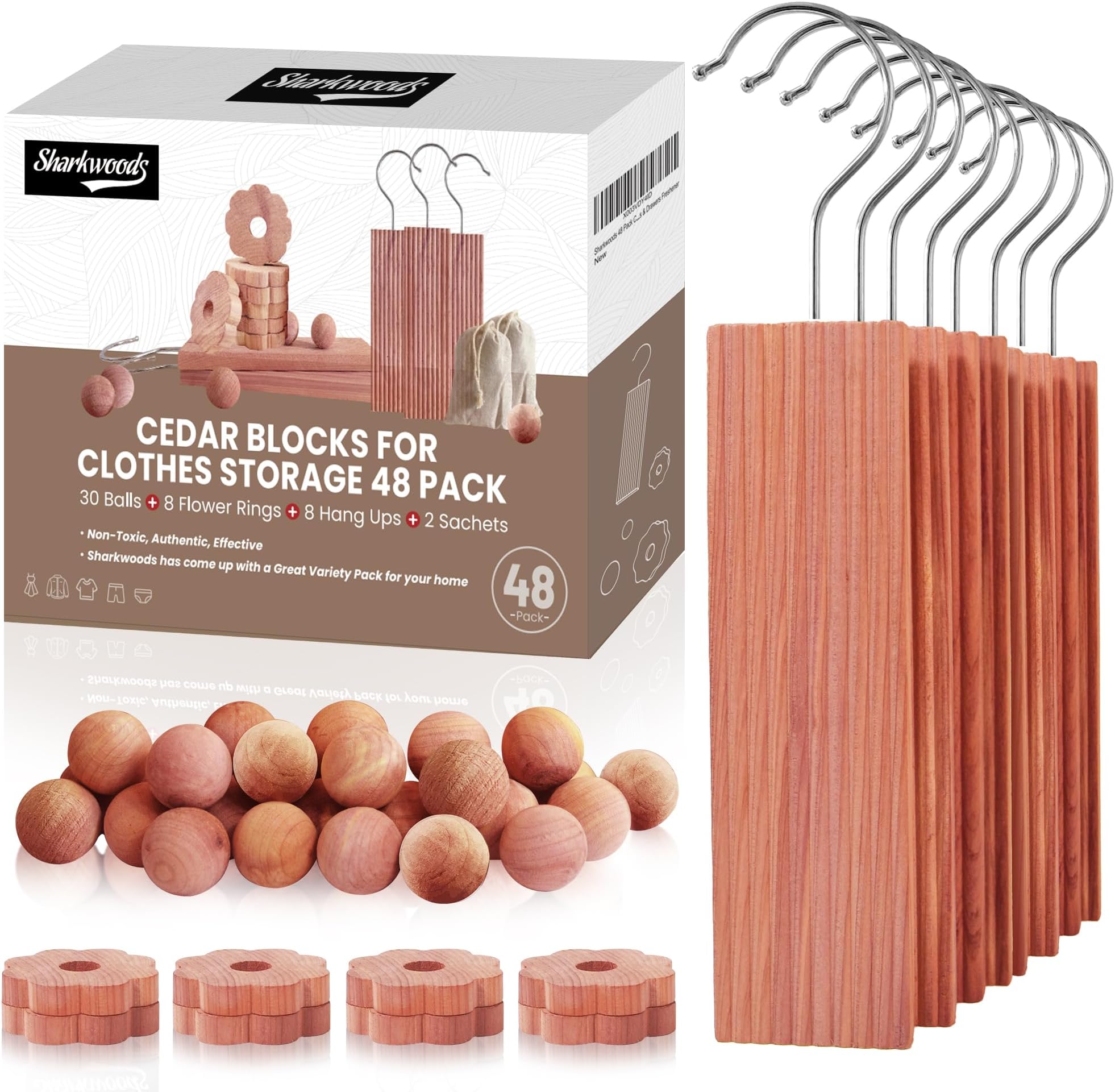 Amazon.com : Homode Cedar Blocks for Clothes Storage, Aromatic Cedar ...