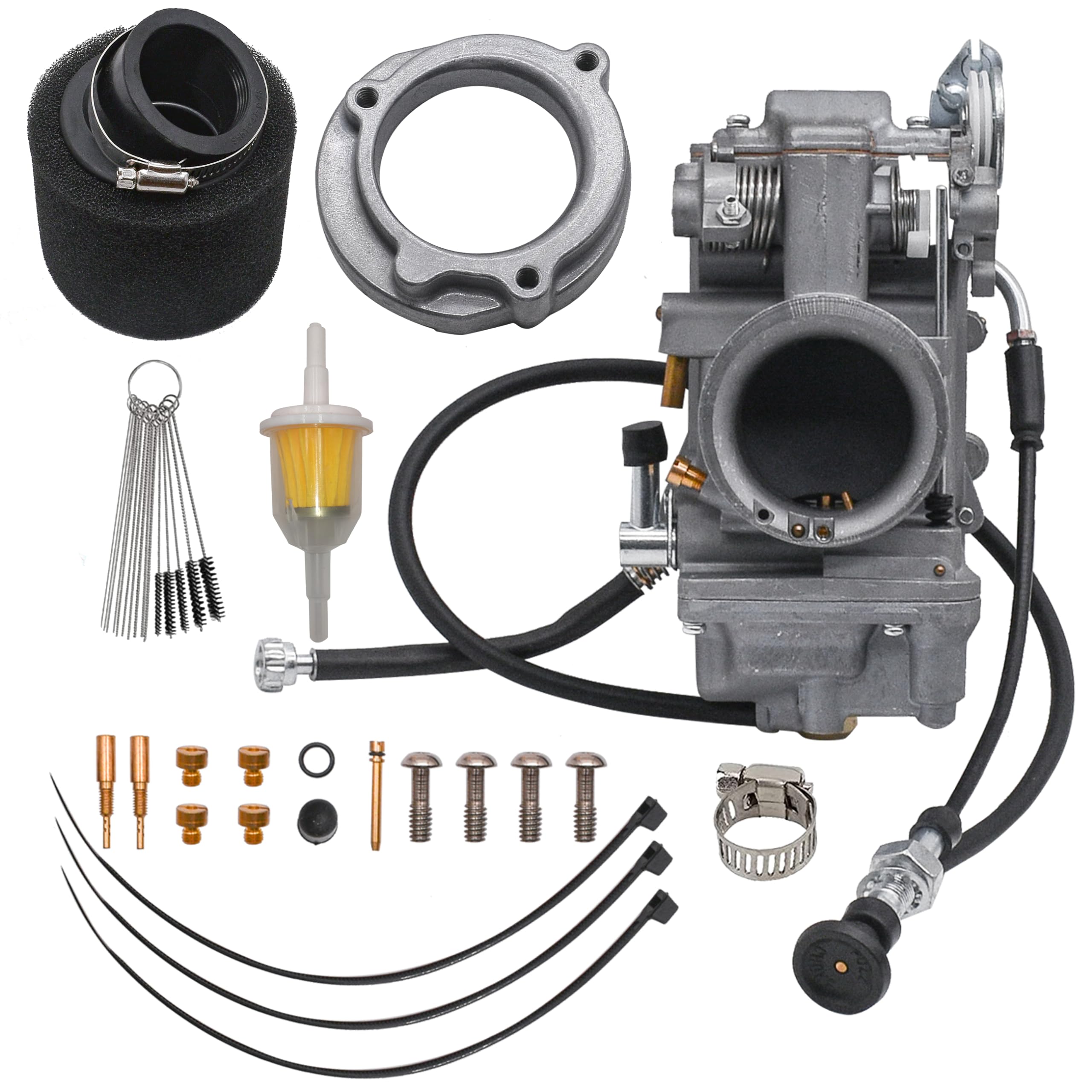 Amazon.com: Lanigram 45mm Carburetor Fit for Mikuni HSR45 HSR 45mm ...