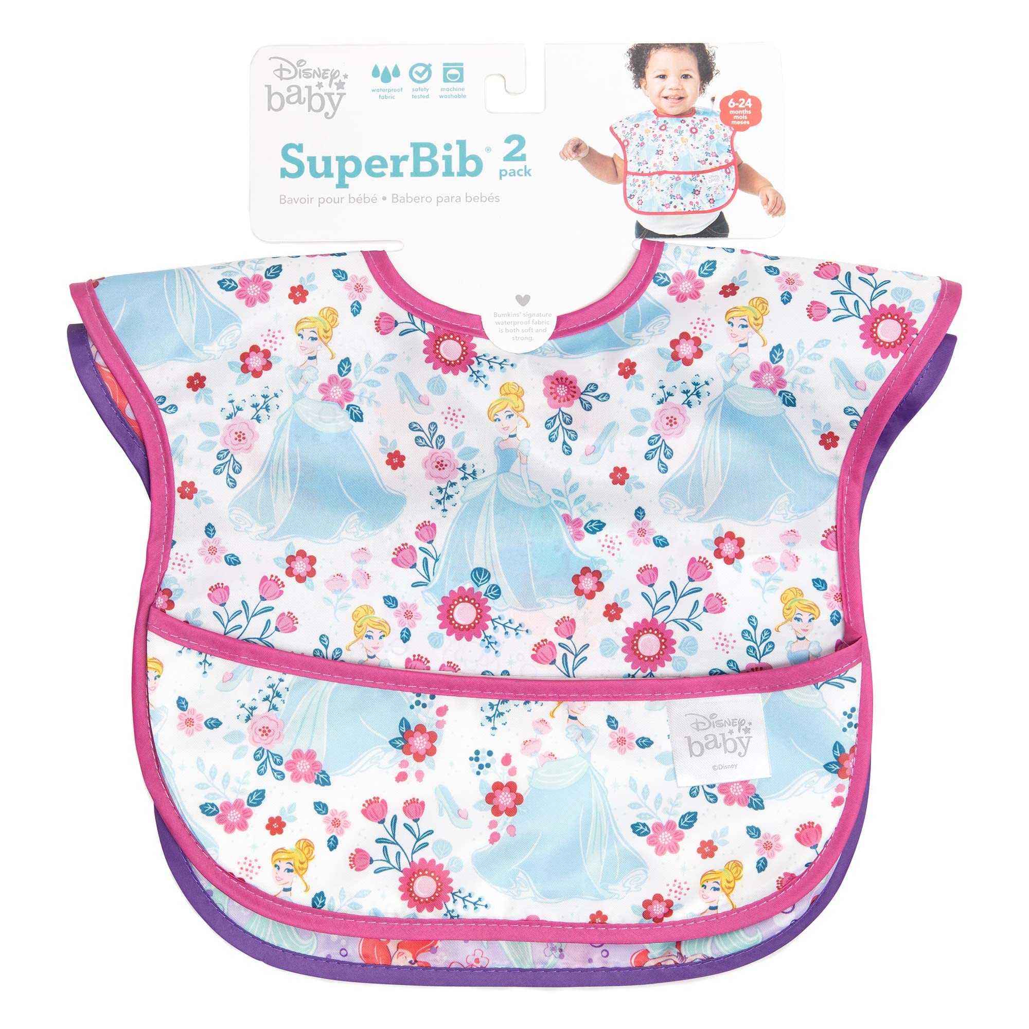 Snapklik.com : Disney Bibs For Girl Or Boy, SuperBib Baby And Toddler ...