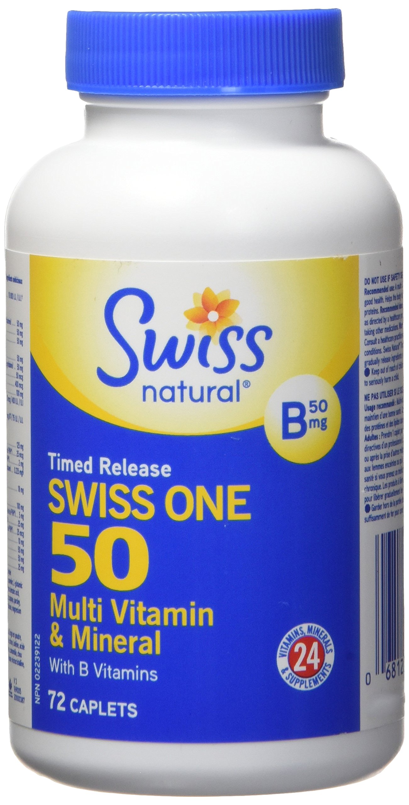 Swiss Natural Timed Release Swiss One 50 | All in One Multi Vitamin ...
