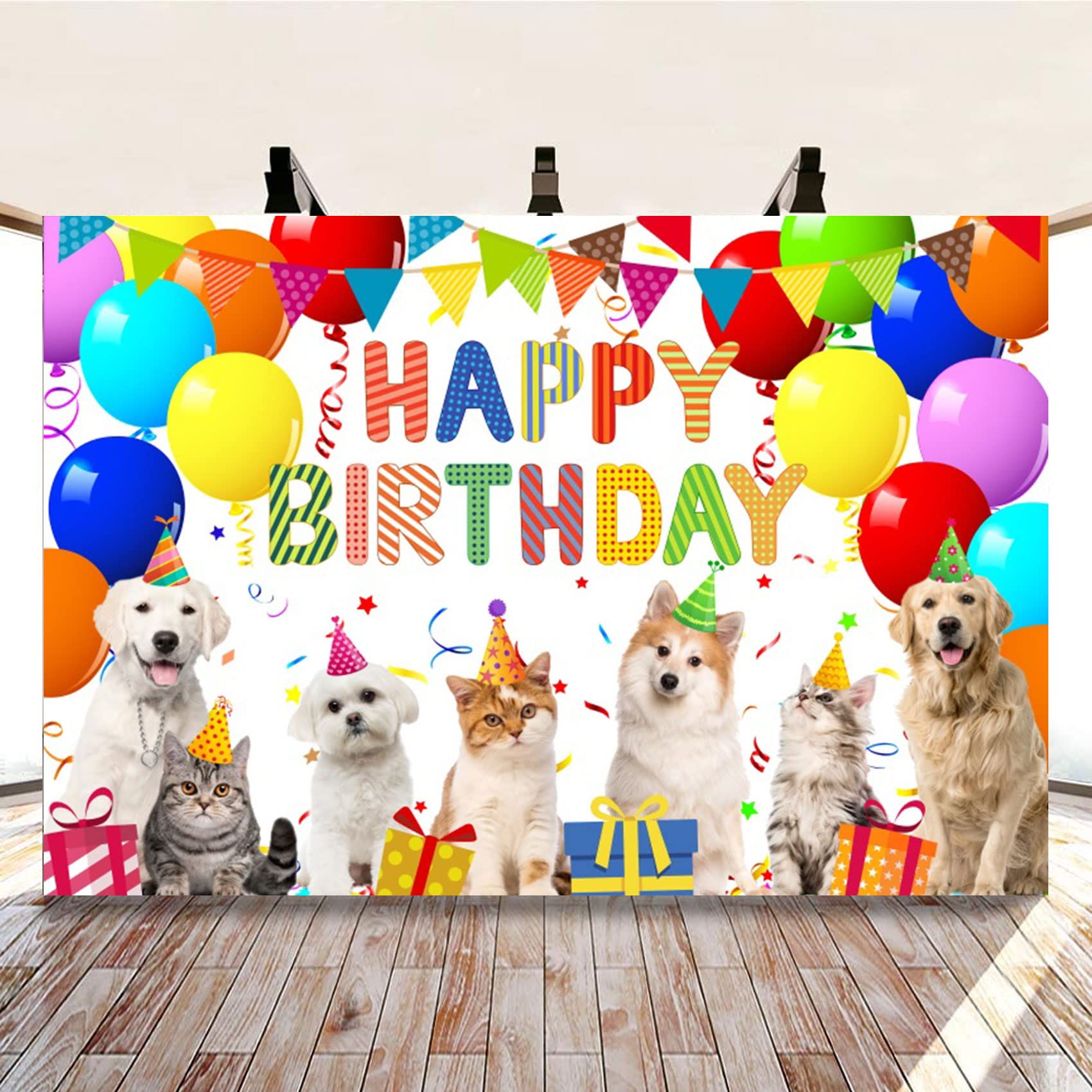 Dog And Cat Happy Birthday