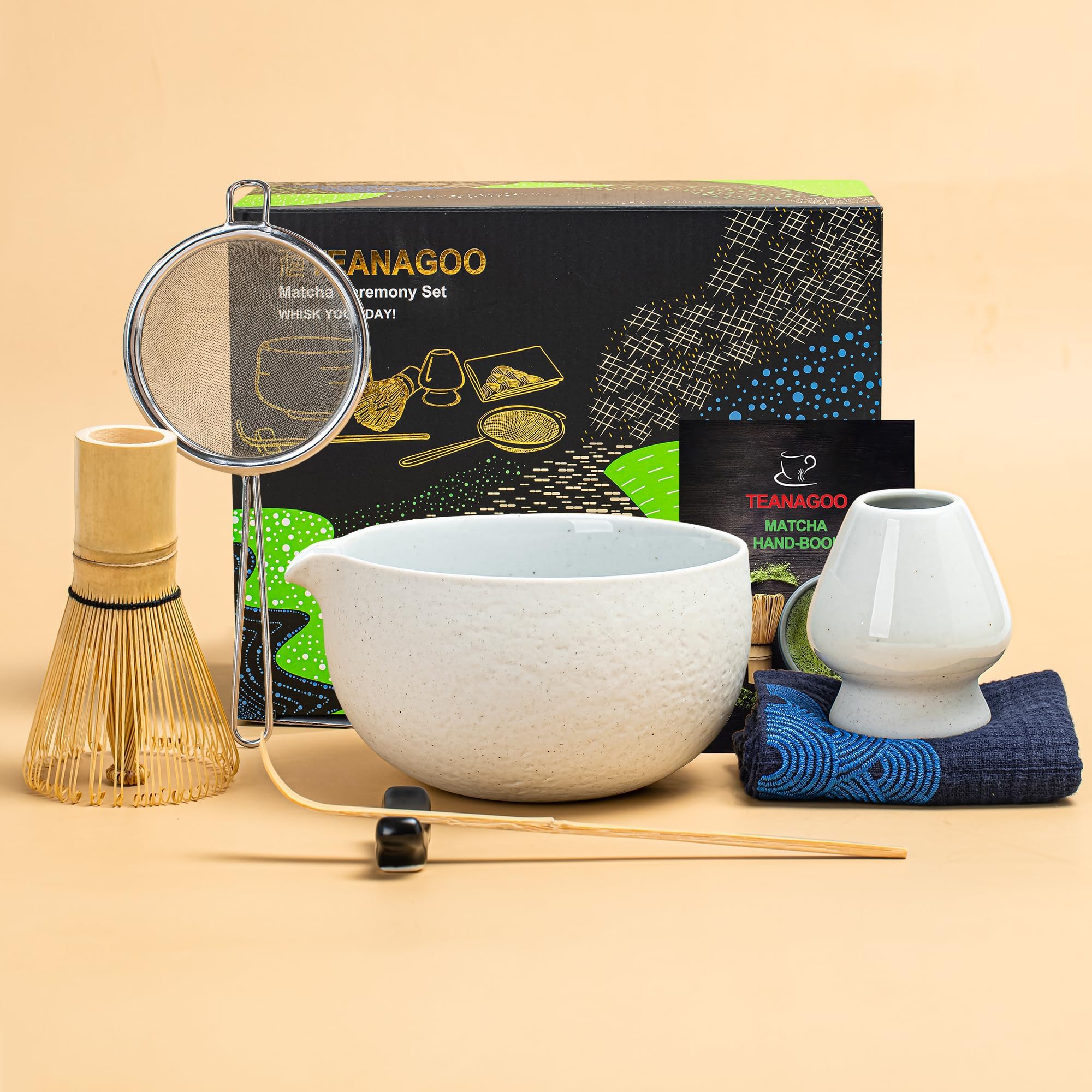 Amazon.com: TANG PIN Matcha Set - Match Bowl with Spout and Matcha ...