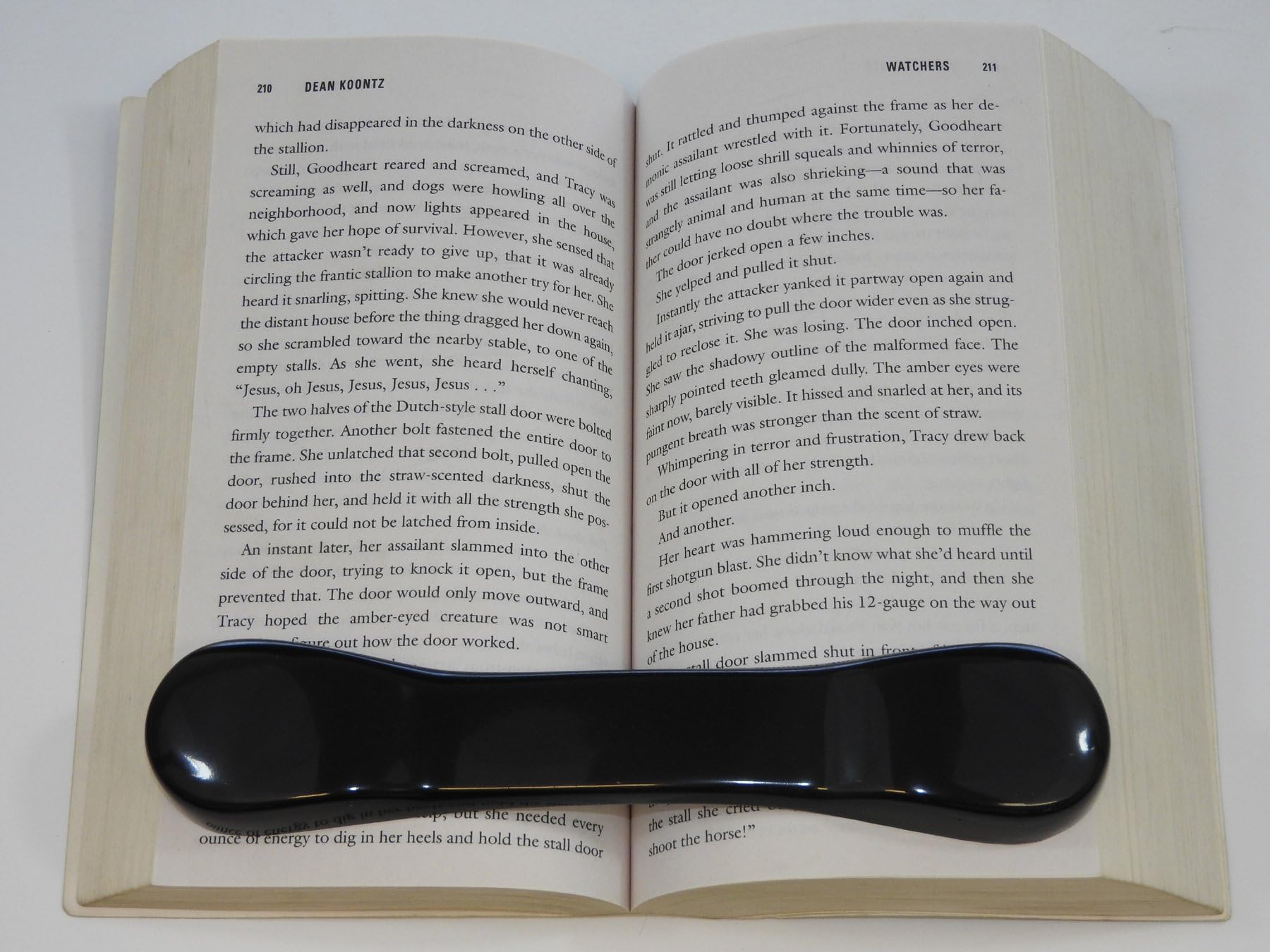 Amazon.com : BookBone - Black - Original Weighted Rubber Bookmark ...
