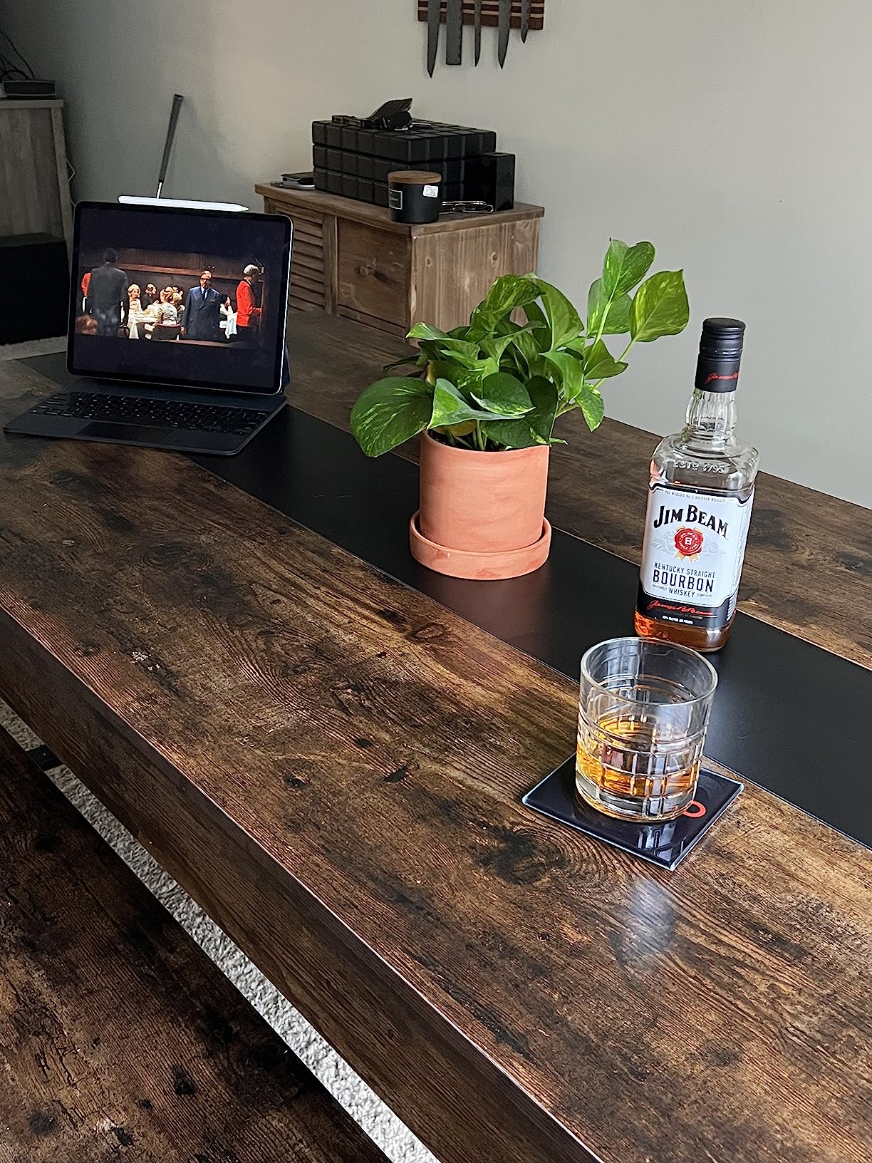 $43/mo - Finance Tribesigns 63 Inch Large Dining Table Set for 4 to 6 ...