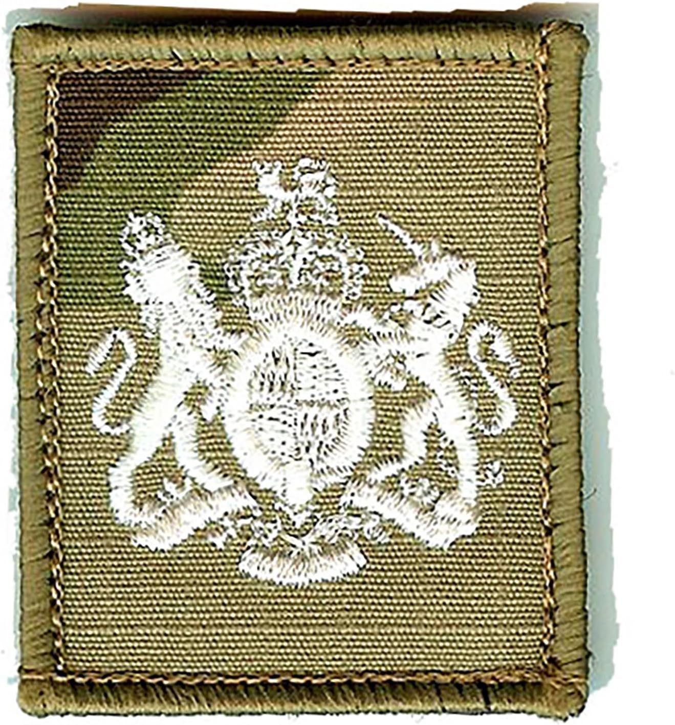 CL Distribution Black on Multicam/MTP Hook (Sticky) Backed Rank Badge ...