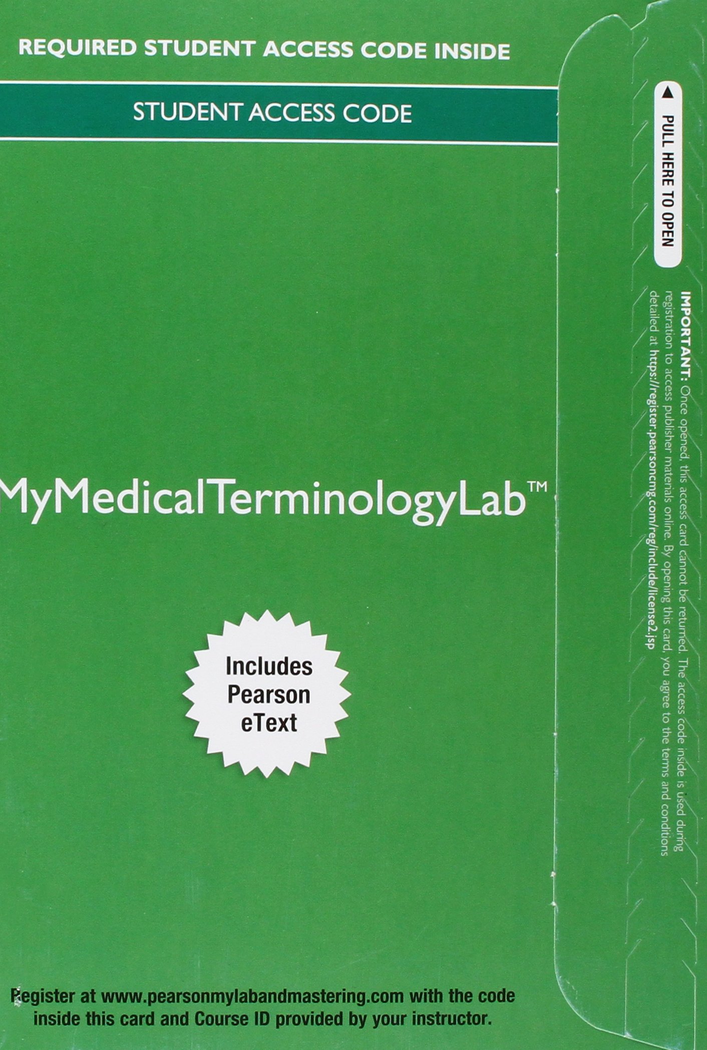 MyLab Medical Terminology with Pearson eText - Access Card - Medical ...