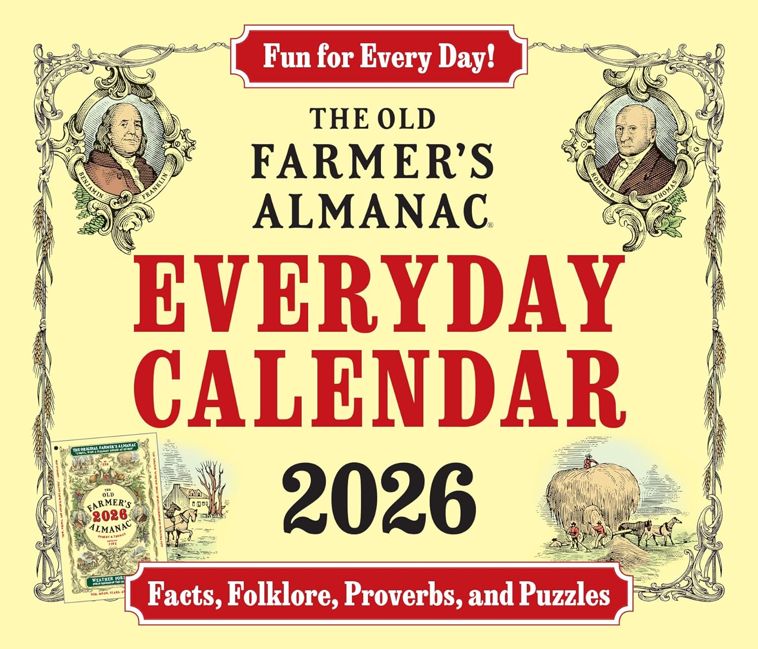 Amazon.com: The 2026 Old Farmer's Almanac Everyday Box Calendar ...