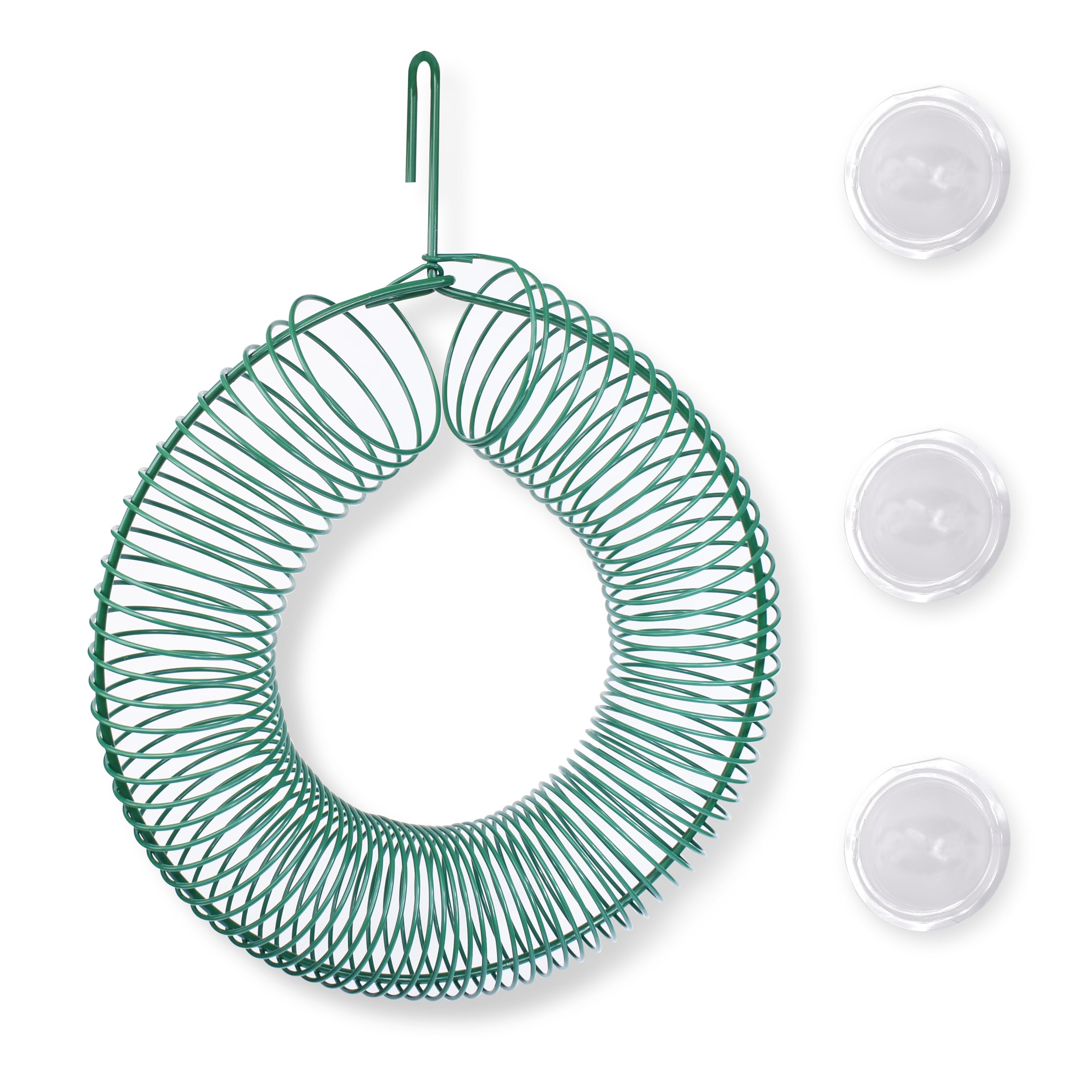 JOAX Suet Wreath Feeder – Hanging Fat Ball Holder, Bird Nut Feeder ...