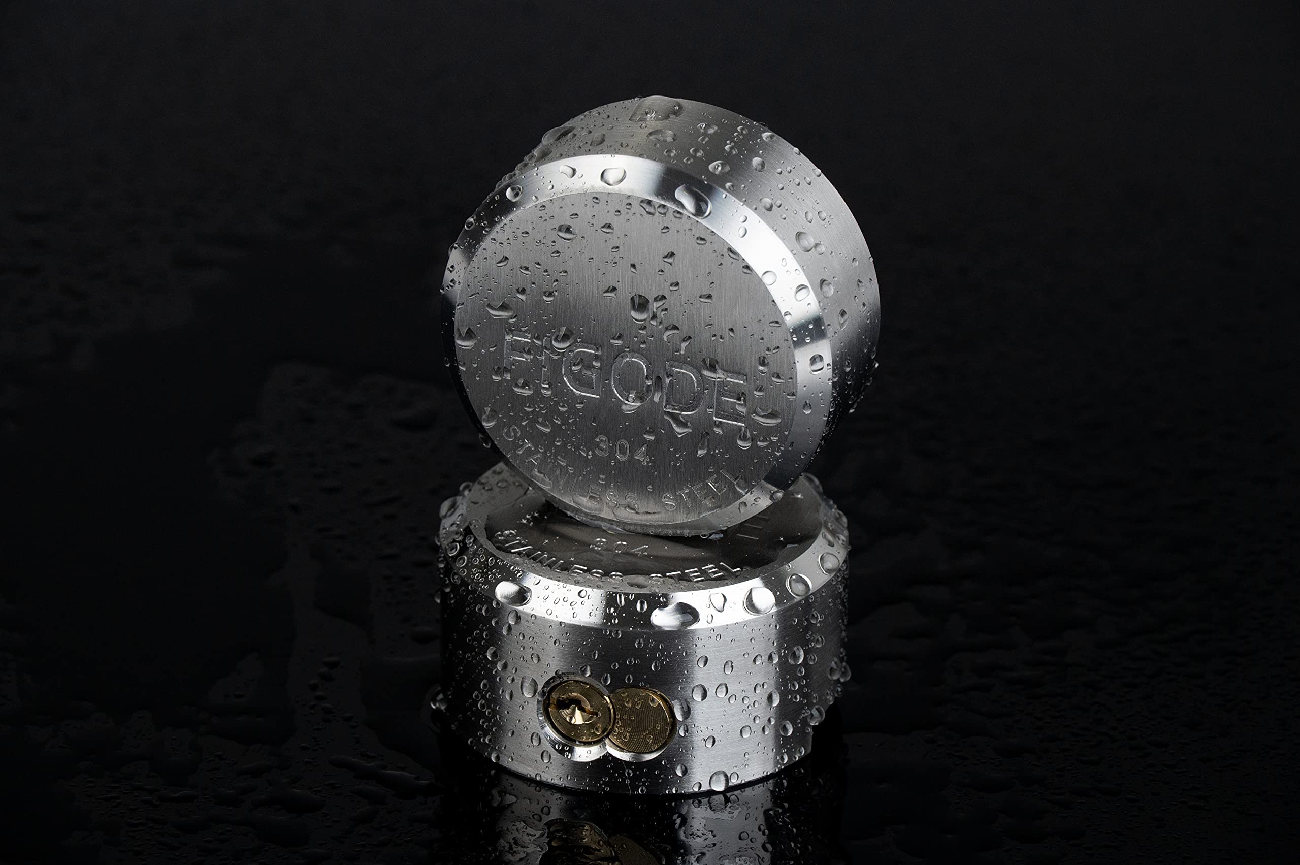 Snapklik.com : Stainless Steel Puck Lock, Heavy Duty & High Security ...