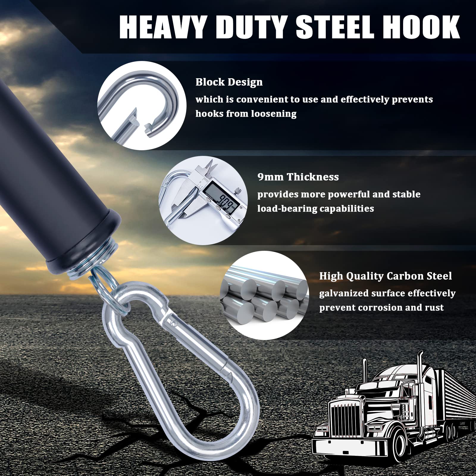 Snapklik.com : Cheemuii 20" Single Tender Spring Kit Heavy Duty ABS Air ...