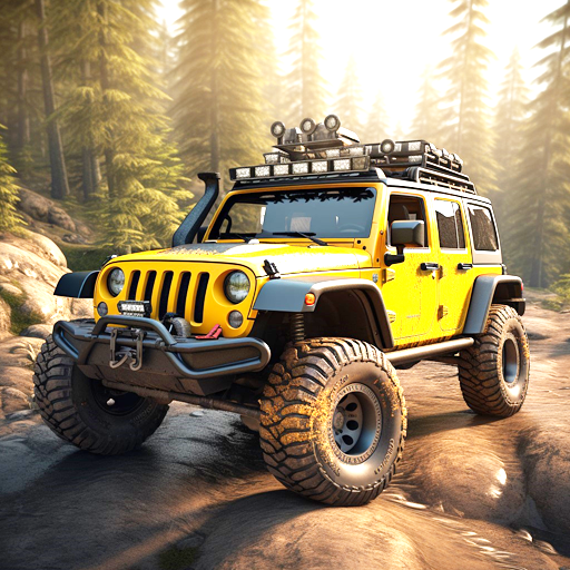 Offroad 4x4 SUV Jeep Driving Simulator Game: Open World Truck Driving ...