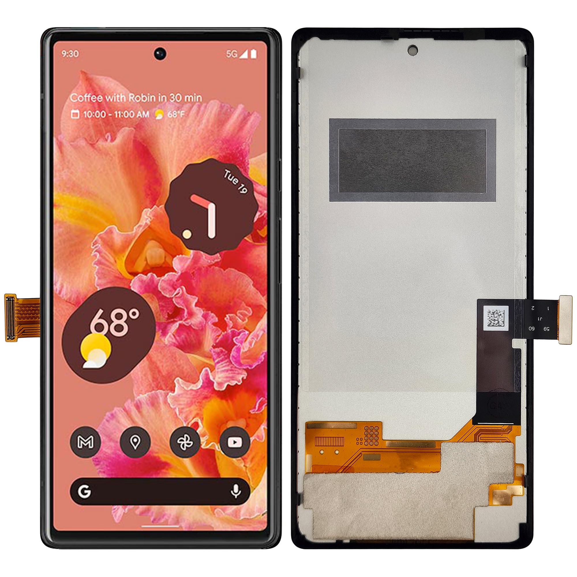 Amazon.com: (No Fingerprint) TFT LCD Digital Display Replacement ...