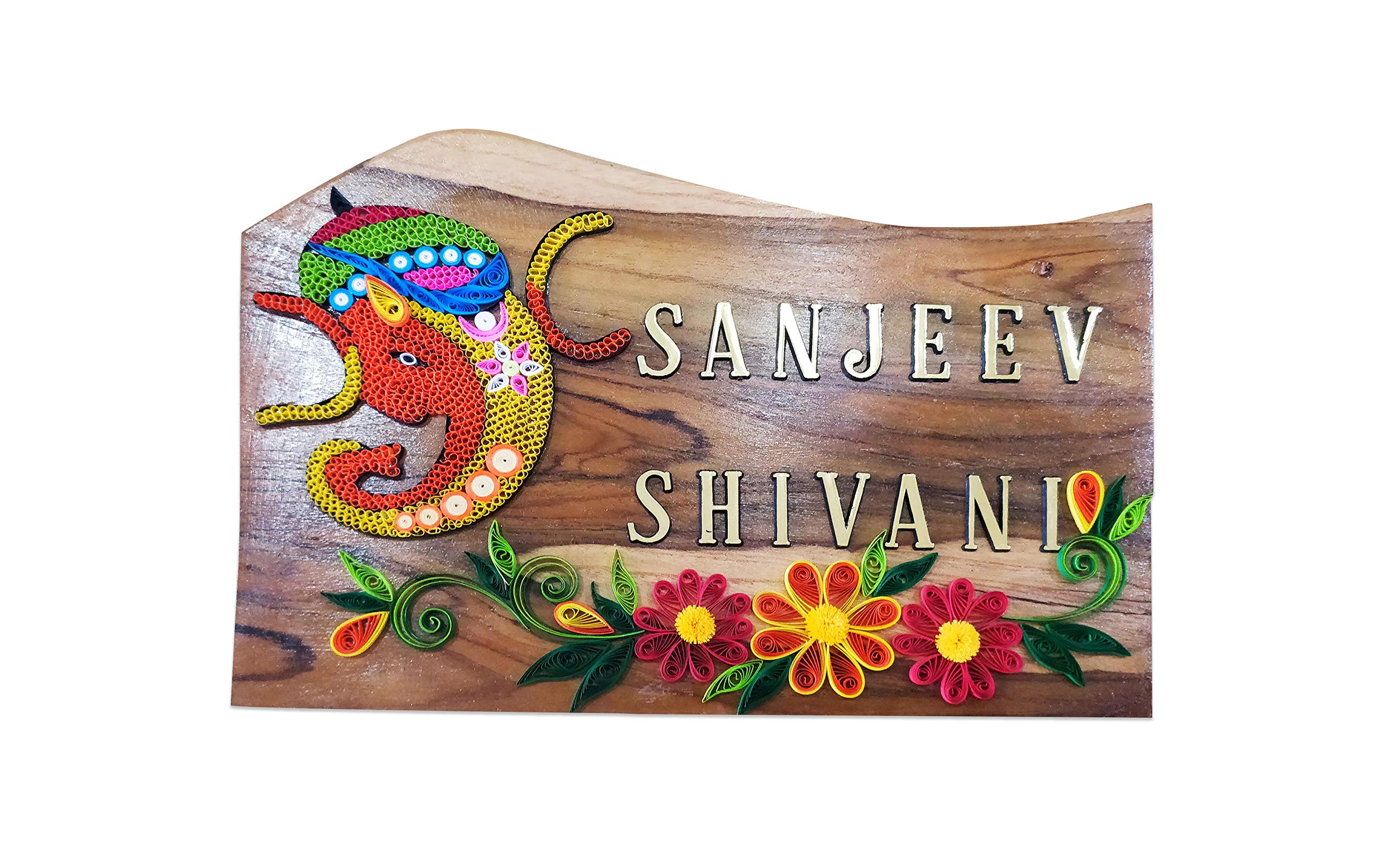 Quilling Name Plates