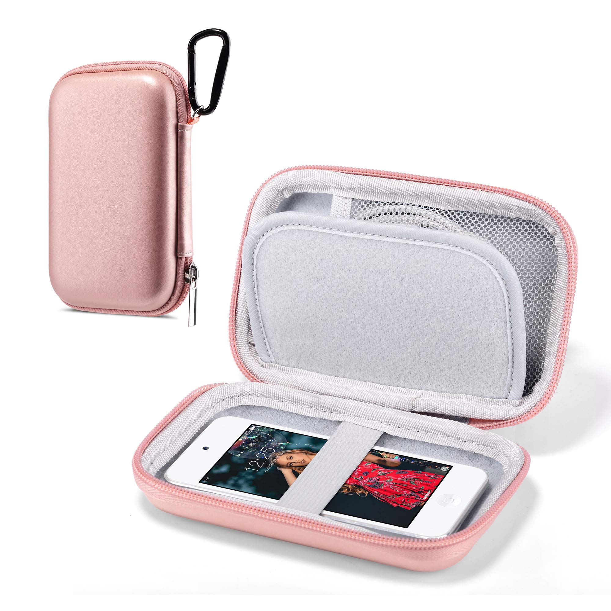 ULAK MP3 Player Case, Hard Travel Case Protective Storage Bag for ...