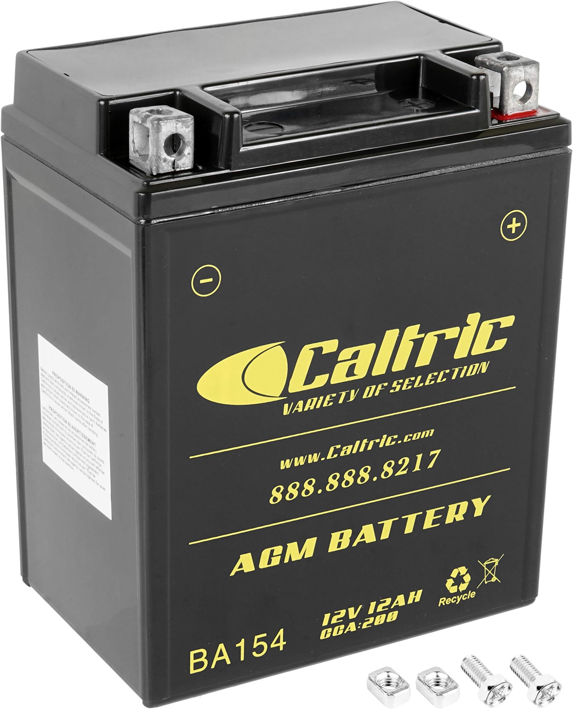 Amazon.com: Caltric Agm Battery Compatible with Honda Cb900C Custom ...