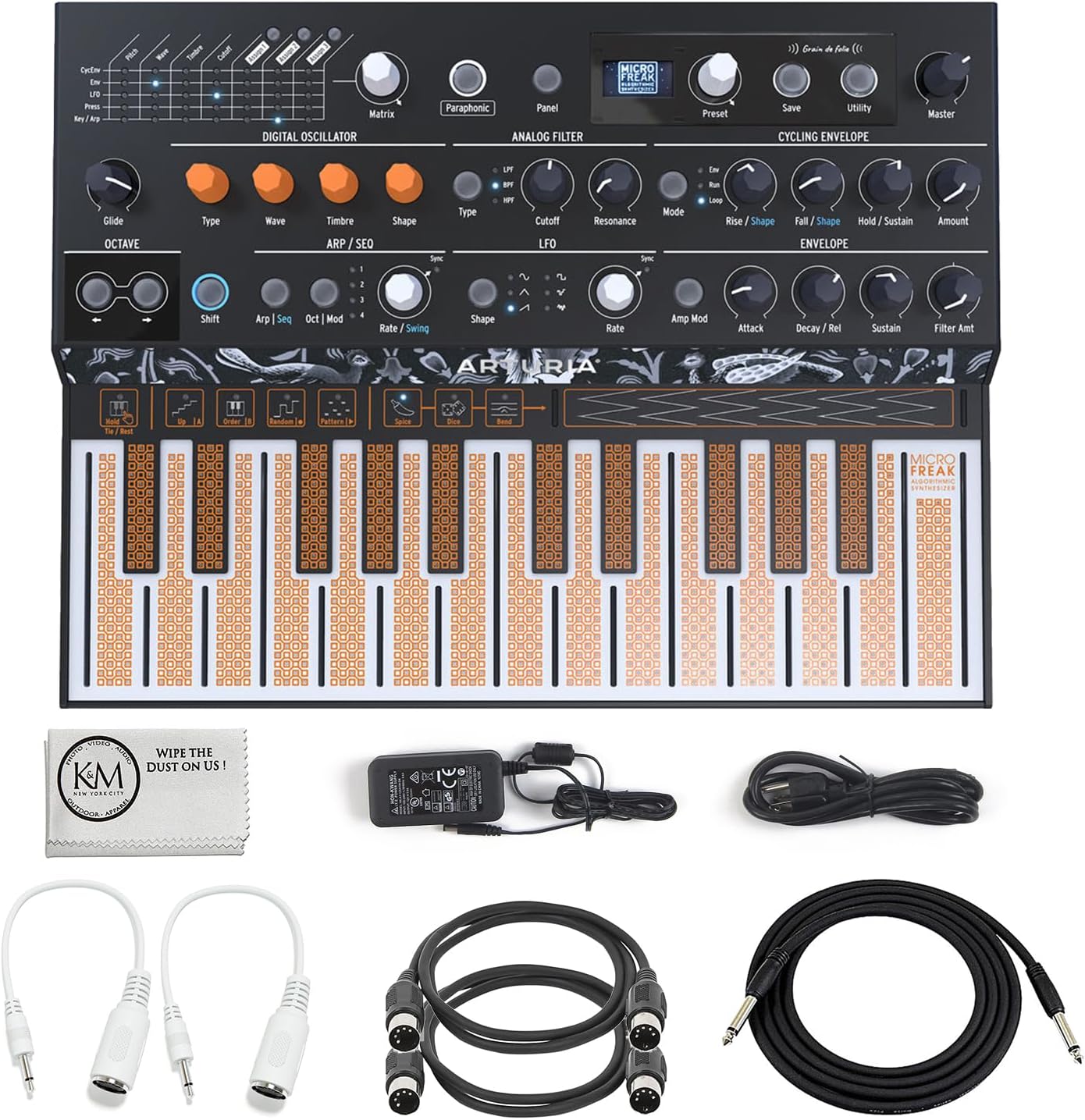 Amazon.com: Behringer JT-4000 MICRO Portable 4-Voice Hybrid Synthesizer ...