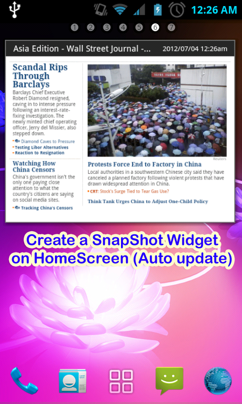 Websnap - Web capture and put a Webpage on homescreen:Amazon.com ...