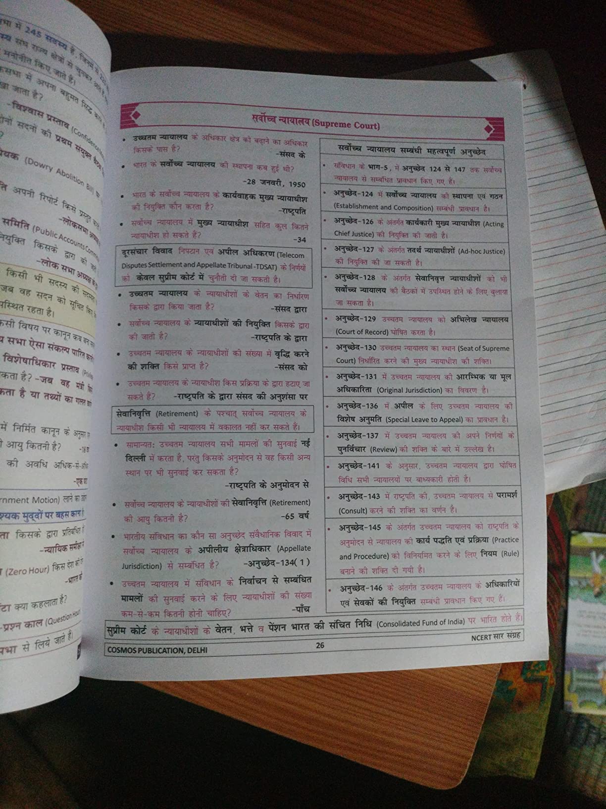 Cosmos NCERT Sar Sangrah Class VI-XII (One Liner) by Mahesh Kumar ...