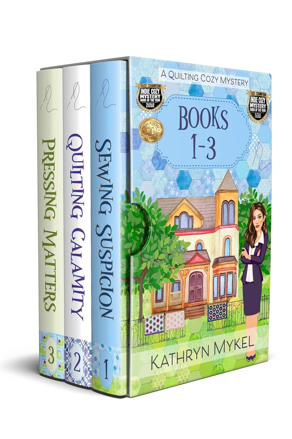 Quilting Cozy Mystery Series - Set 1 Books: 1-3: Sewing Suspicion ...