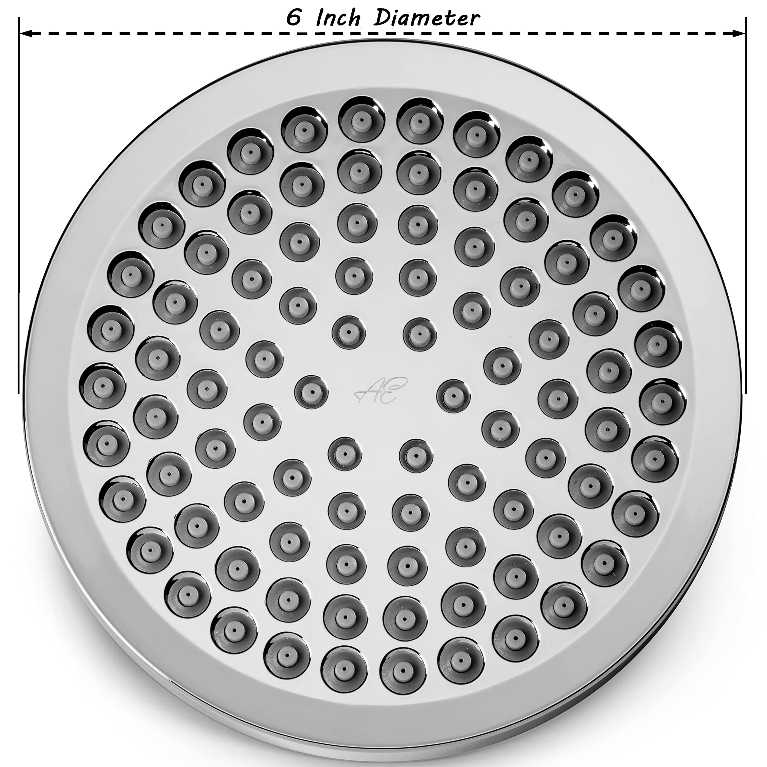 Snapklik.com : Aqua Elegante High Pressure Rain Shower Head - 6 Inch ...