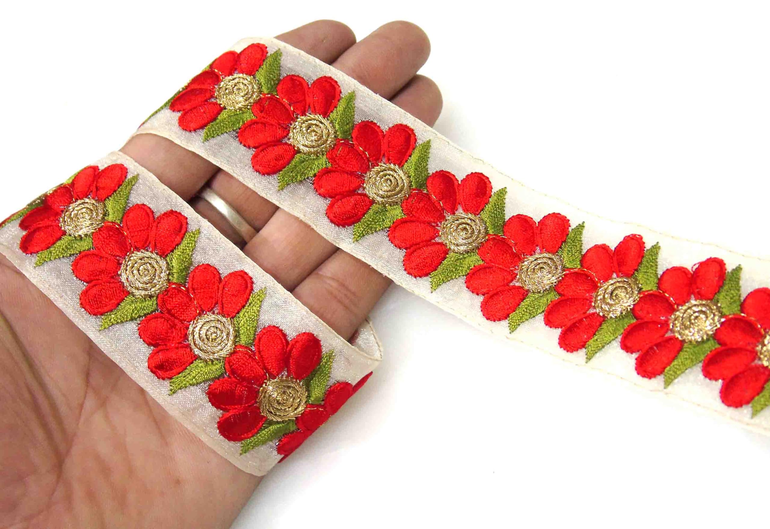 Strala Red Color Laces for Dresses, Sarees, Lehenga, Suits, Bags ...