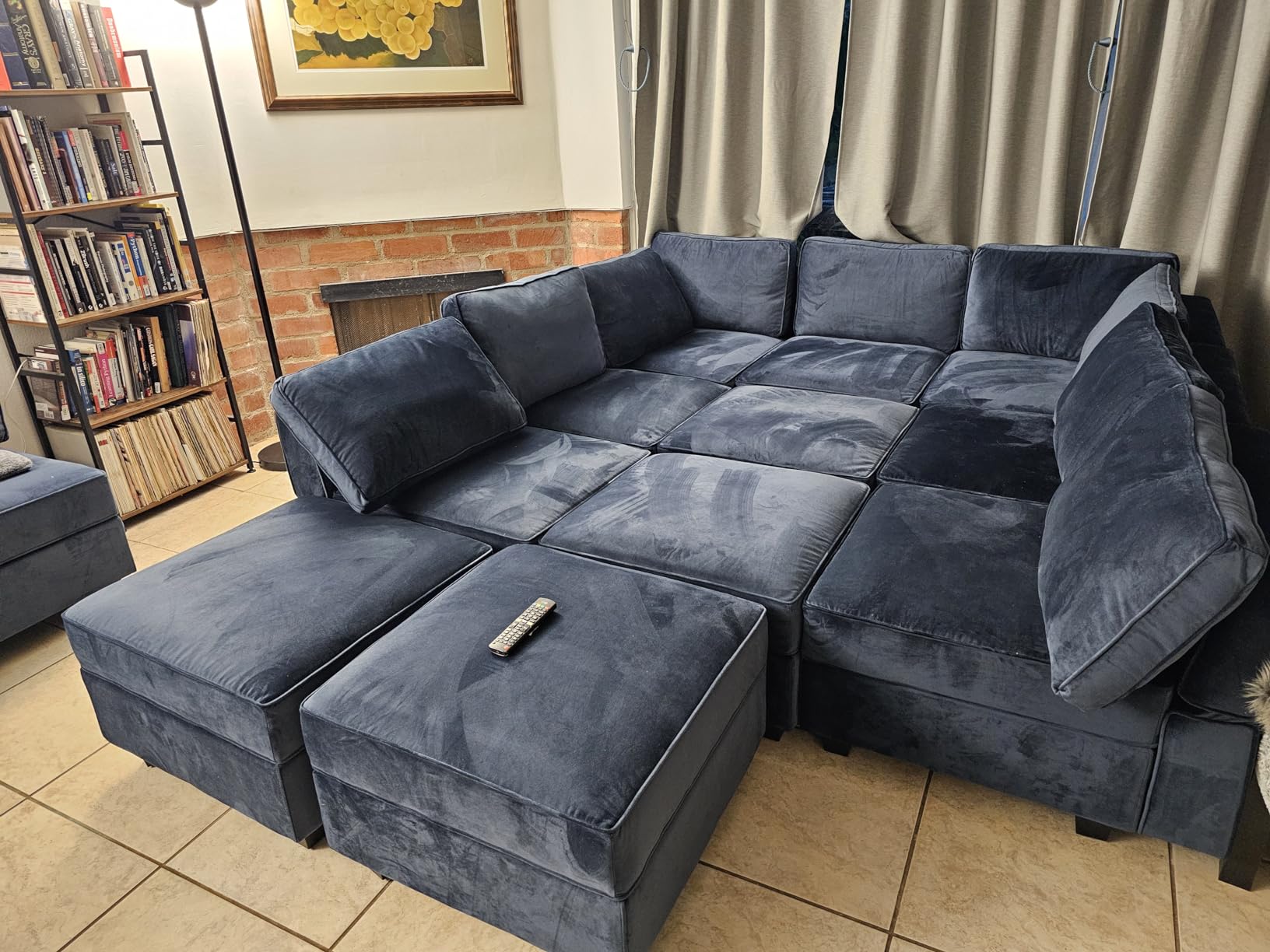 $129/mo - Finance Belffin Modular Large Sectional Sofa with Storage ...