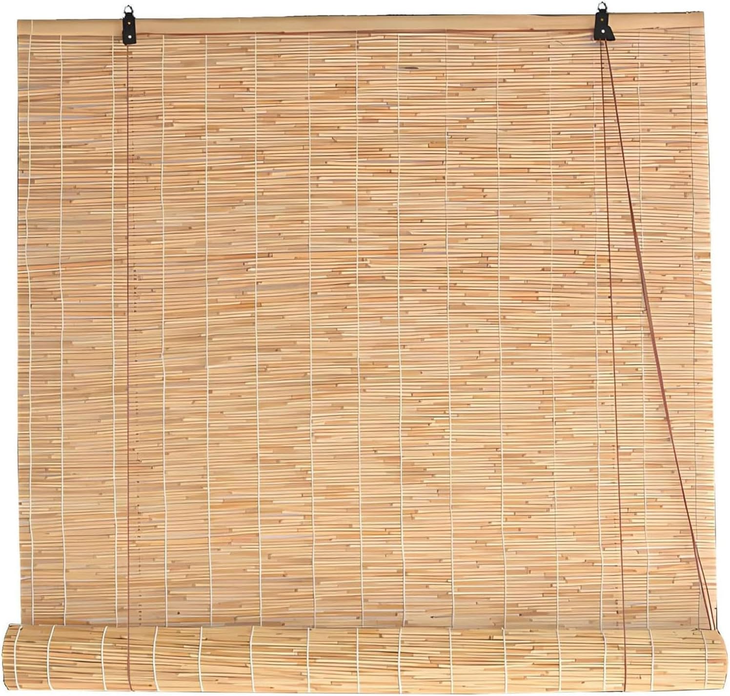 Amazon.com: VELLOW Bamboo Roll Up Blinds for Outdoor/Indoor, Light ...