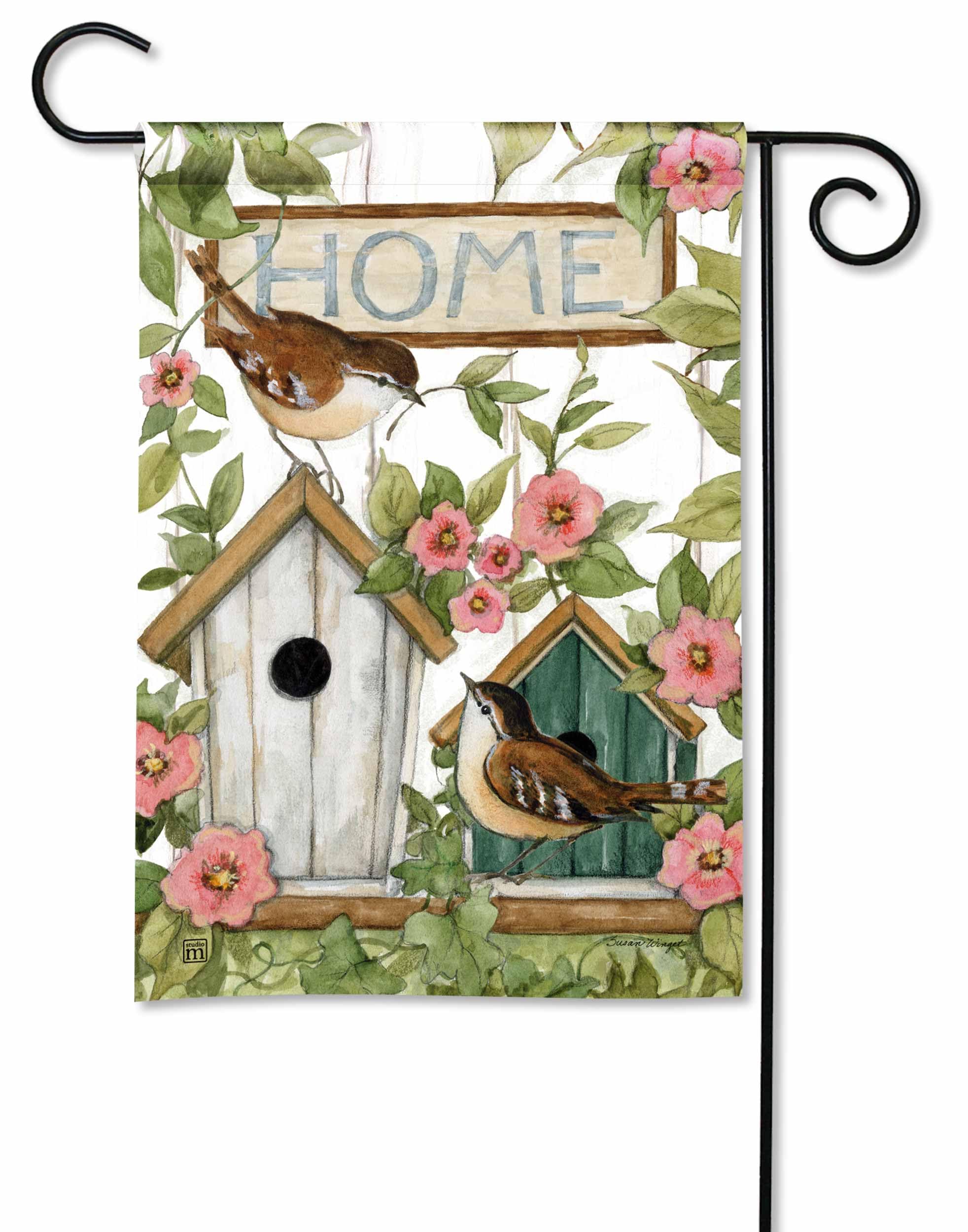 Amazon.com : Studio M BreezeArt Birdhouses Garden Decorative Garden ...