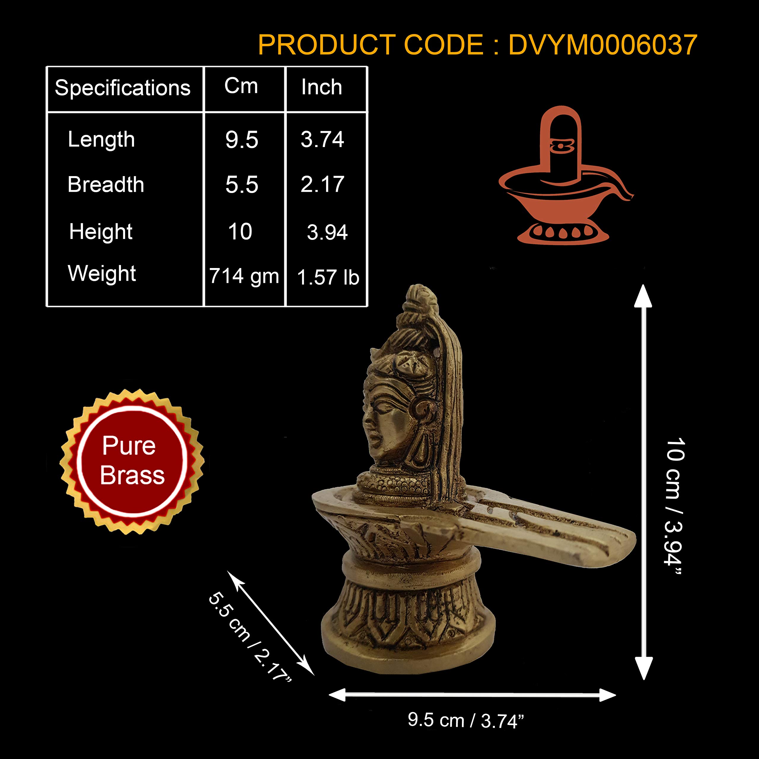 Buy Sri Shiva Mahadev Shivling For Home Temple Decor Mandir Room ...