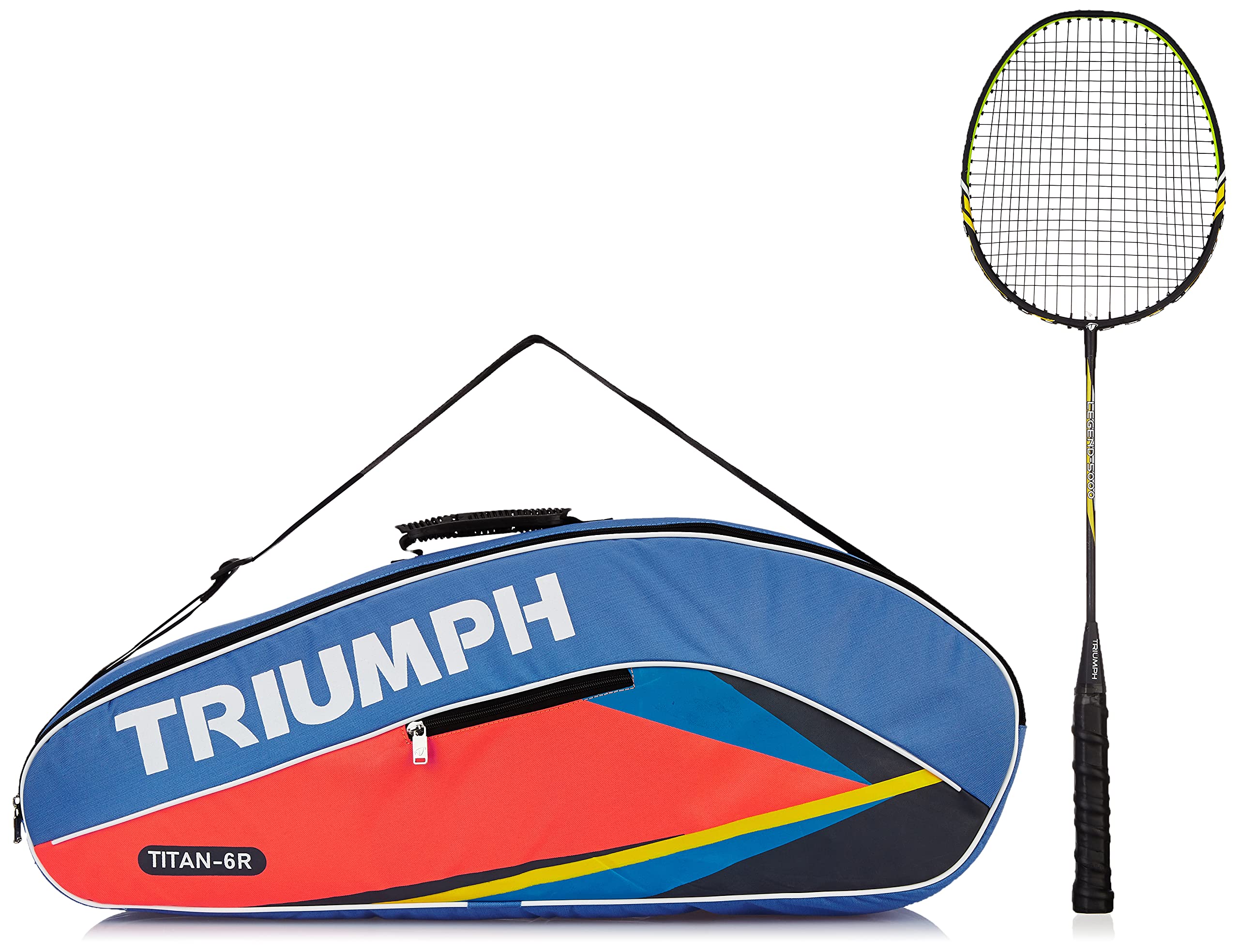 Buy Triumph Legend-5000 One Piece Light Weight Strung Badminton Racket ...