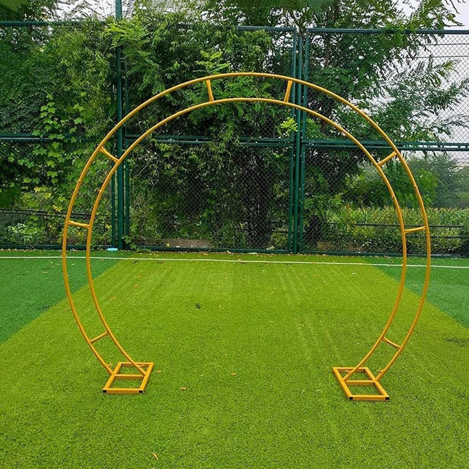 Amazon.com : 2 Pcs Garden Arch with Metal Frame Garden Arch,Metal ...