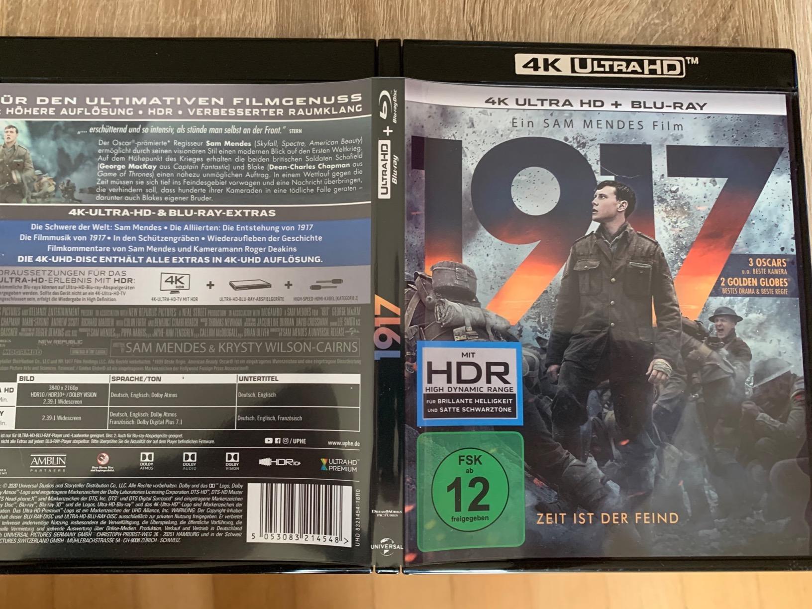 Dvd - 1917 (1 DVD): Amazon.de: Dean-Charles Chapman, George MacKay ...