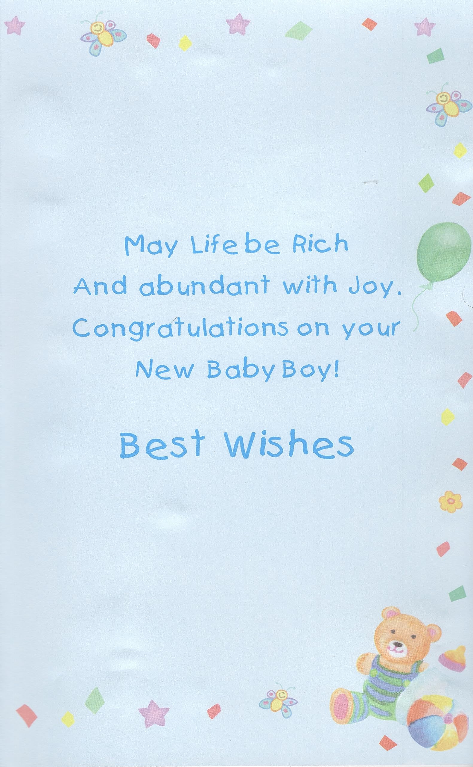 Congratulations On Your New Baby Boy Wishes