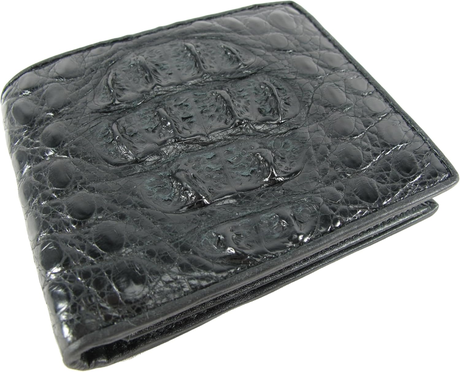 Amazon.com: Pelgio Genuine Crocodile Caiman Alligator Big Hornback Skin ...